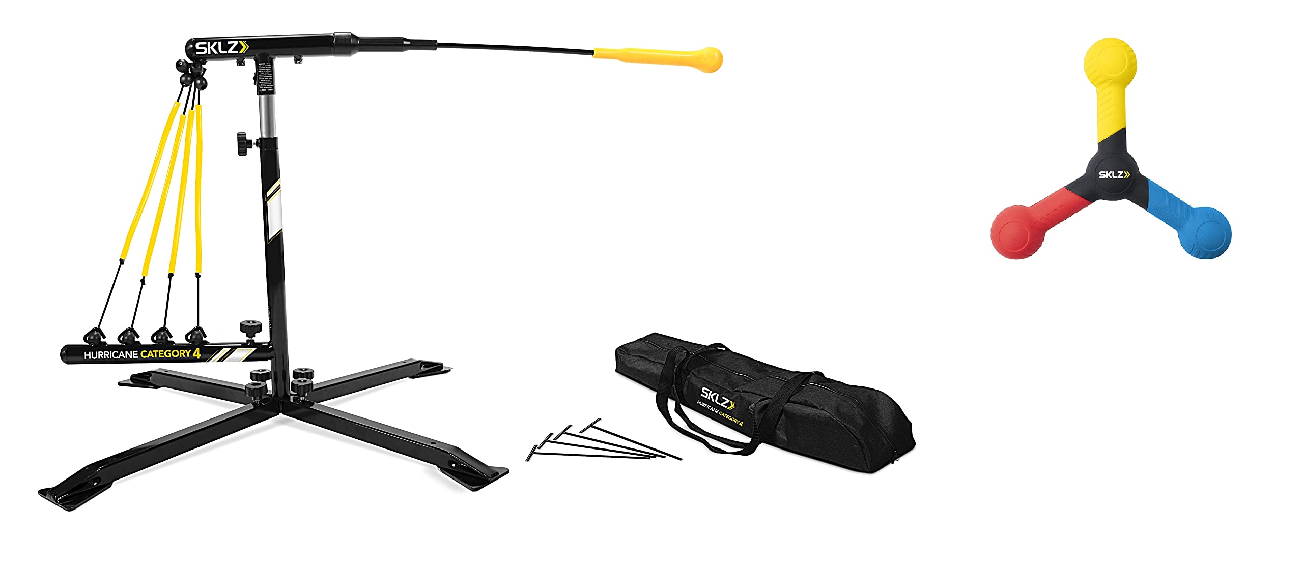 SKLZ Hurricane Premium Portable Batting Practice/Hitting Swing Trainer ...