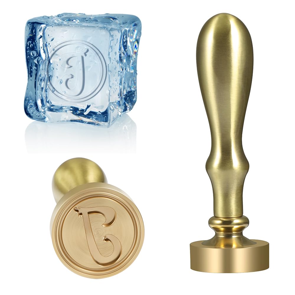 Amazon.com: Bochino Ice Cube Stamp for Cocktails Ice Stamp Brass Head ...