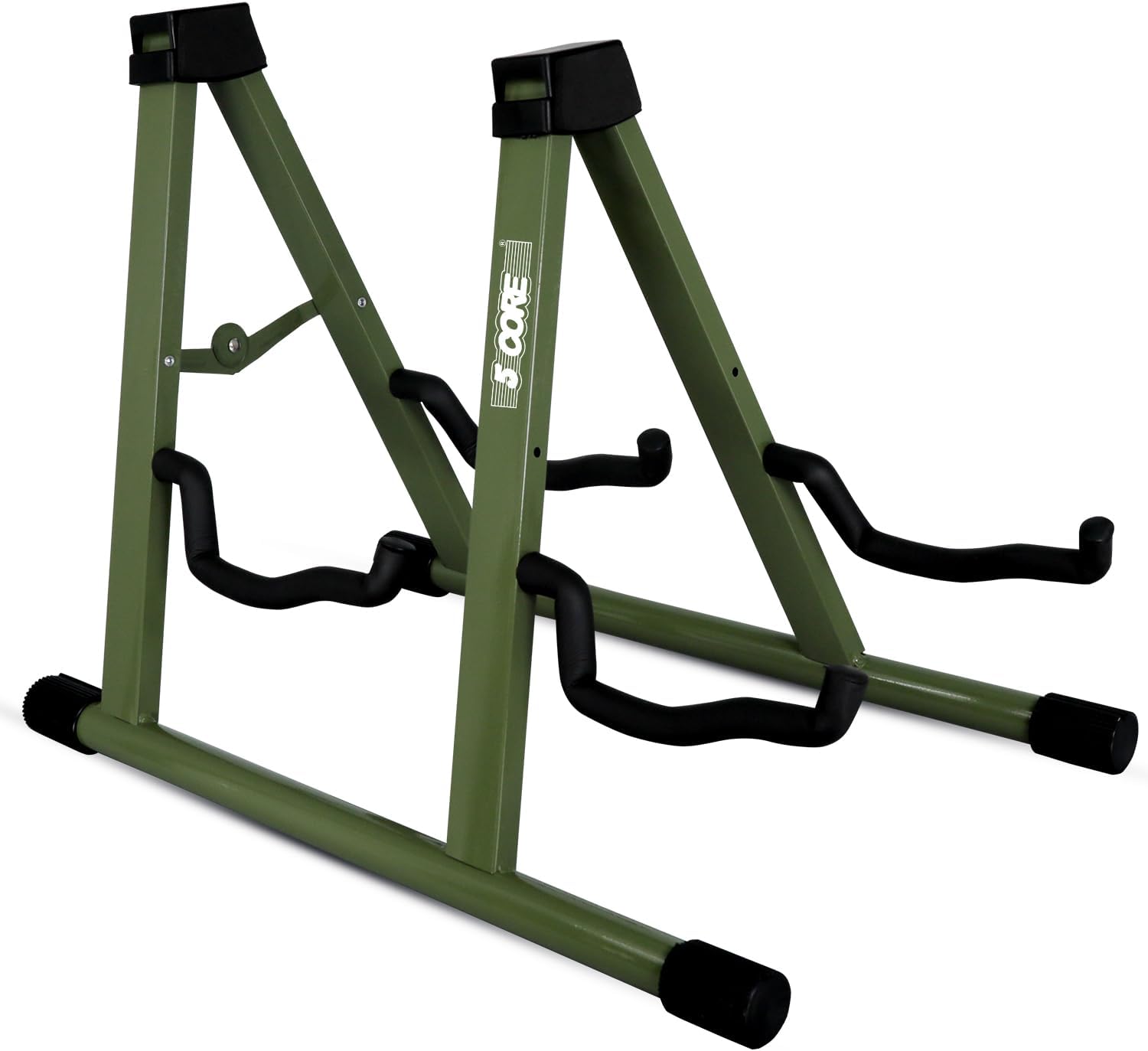 Amazon.com: 5 CORE Double Guitar Stand Floor Adjustable Heavy Duty A ...
