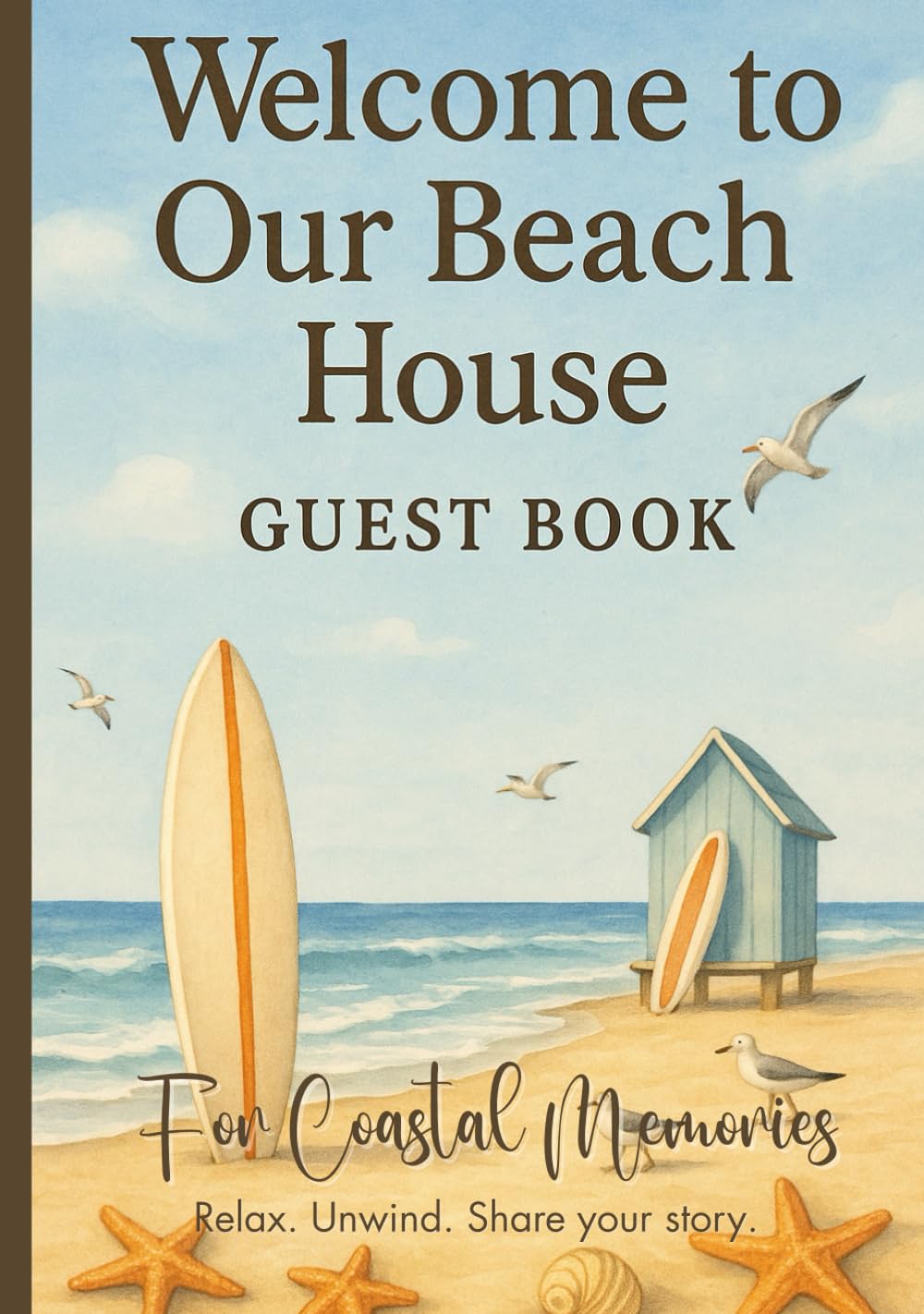 Amazon.com: Welcome To Our Beach House Guest Book: For Coastal Memories ...