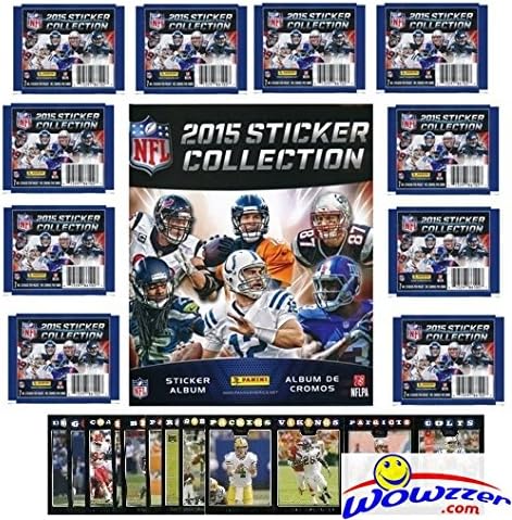 2015 Panini NFL Football Stickers Special Collectors Package with 80 ...