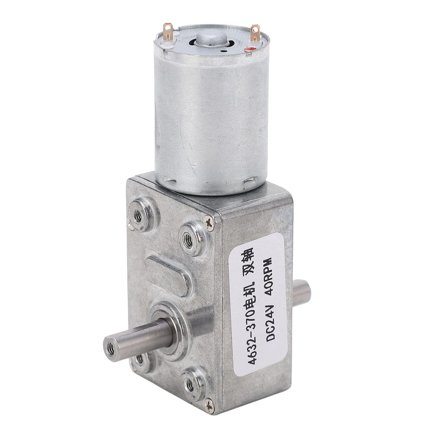 DC Geared Motor, Professional DC Gear Motor DC24V Double Shaft Rotation ...