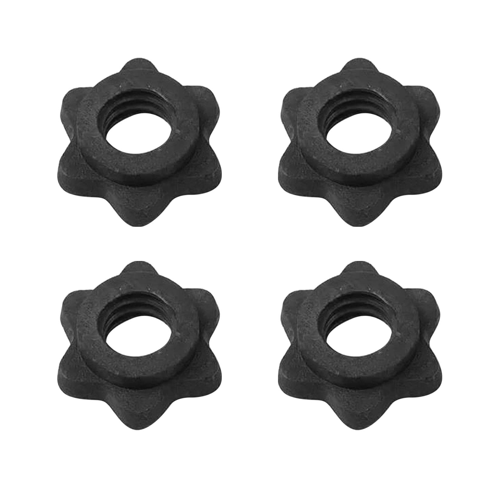 Amazon.com : 4Pack Spinlock Collars,Dumbbell Hex Nut, Dumbbell Rod Nut ...