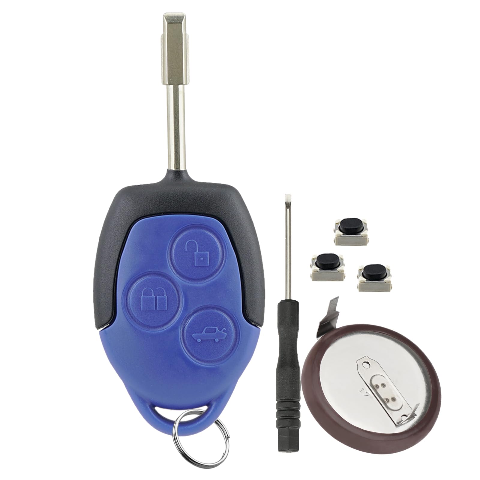 For Ford Transit MK7 Key Fob Replacement Key Case Cover For 2010 Ford ...