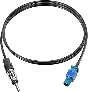 Amazon.com: Bingfu Universal Vehicle Car Stereo FM AM Radio Antenna Adapter Cable Fakra Z Male ...