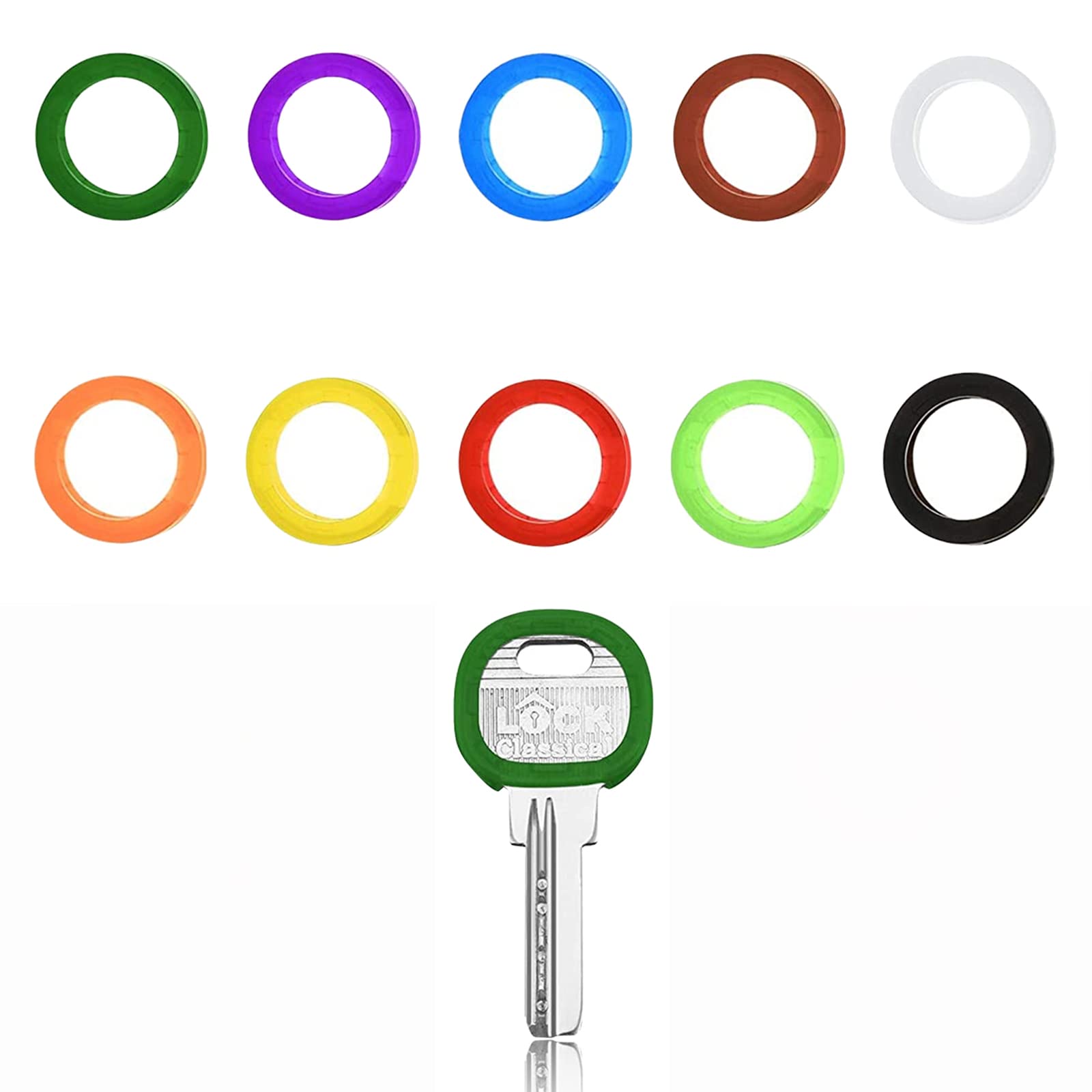 Buy Key Covers Key Caps Covers Caps, 10 Assorted Colors Key Toppers ...