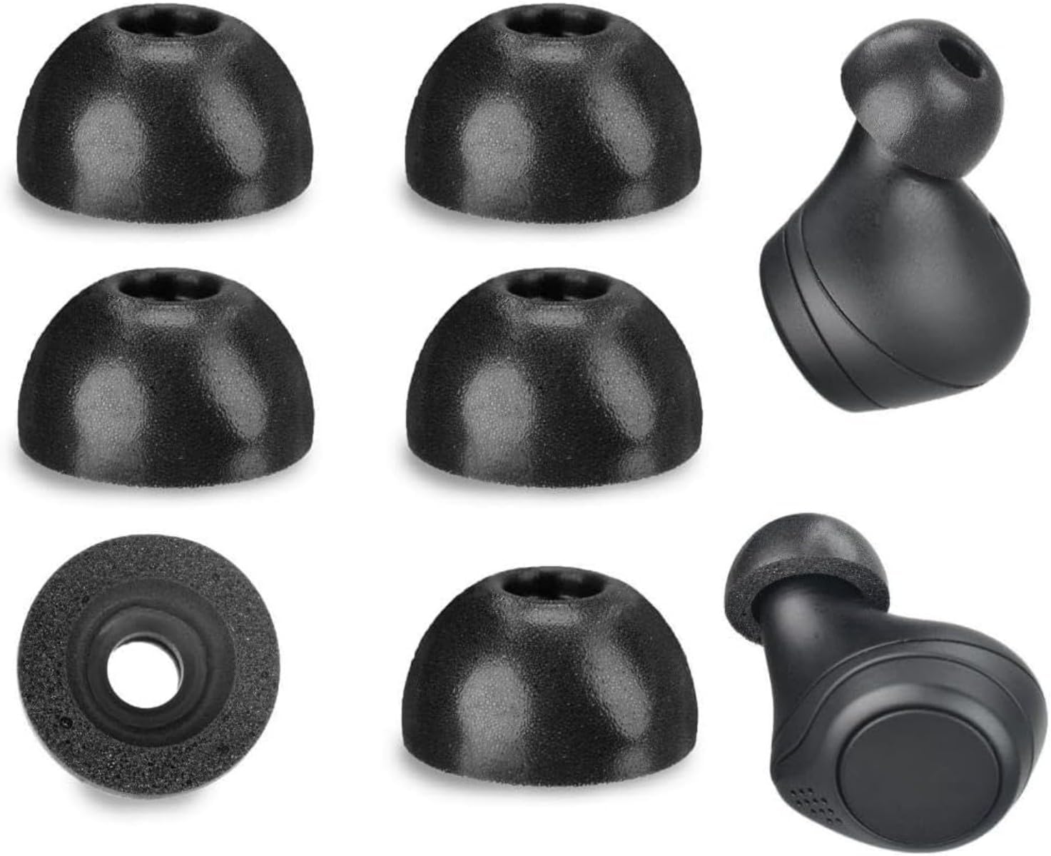 Earbud Ear Tips Replacement 3 Sets (9 Pairs), Multi Sizes Small Medium ...