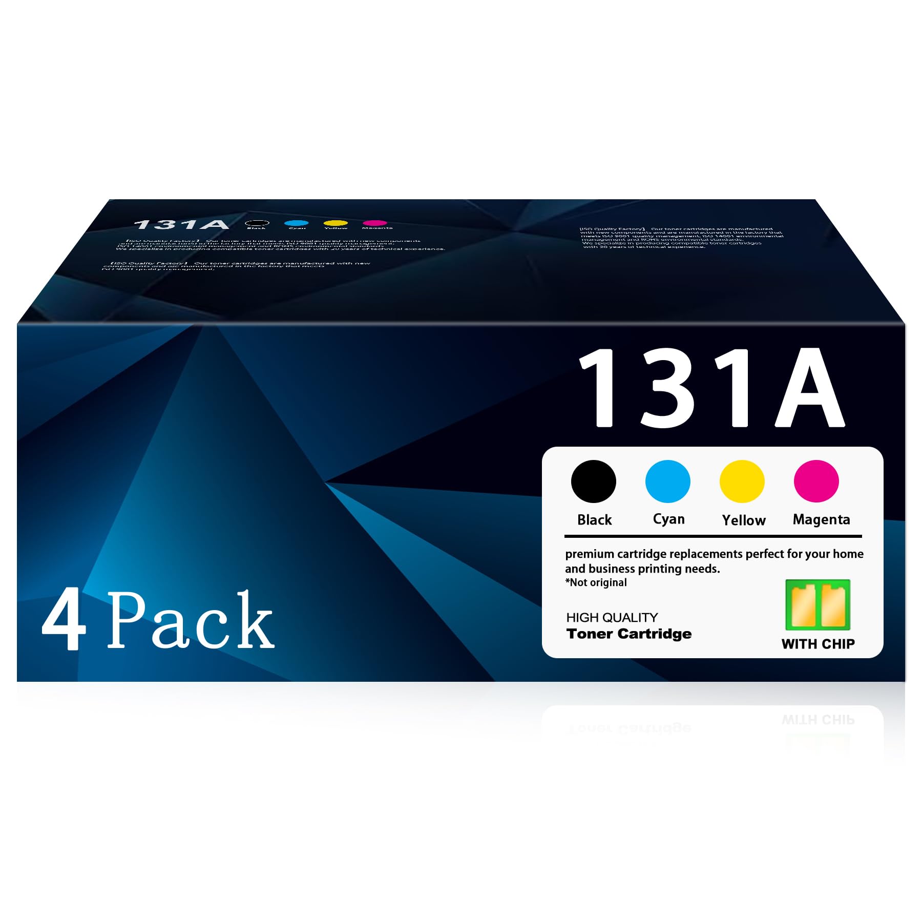 Amazon.com: 131A Toner Cartridge 4 Pack (CMYK) Replacement for HP 131A ...