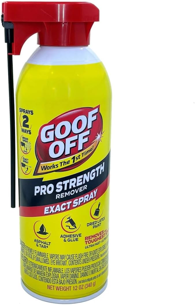 Amazon.com: Pro Strength Adhesive Remover Aerosol – 12 oz | Removes ...
