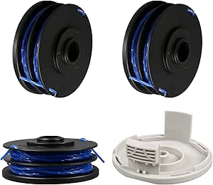 YWNYT RAC123 Strimmer Spool Line for Ryobi, 1.6mm x 8.3M Replacement ...