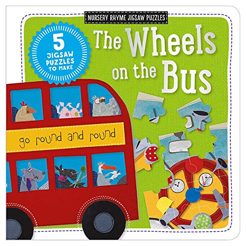 Amazon.com: Kate Toms Jigsaw Book The Wheels on the Bus (Nursery Rhyme ...