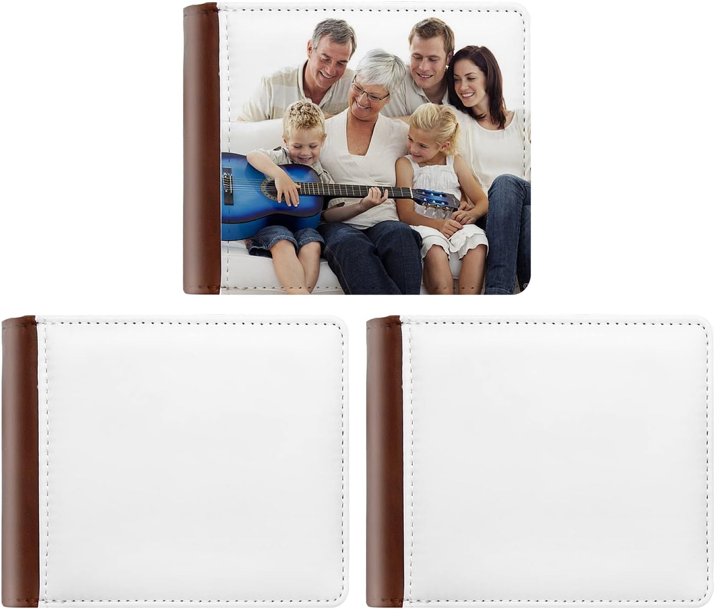 Amazon.com: Vkinman 3pcs Sublimation Heat Transfer Wallet DIY Pattern ...