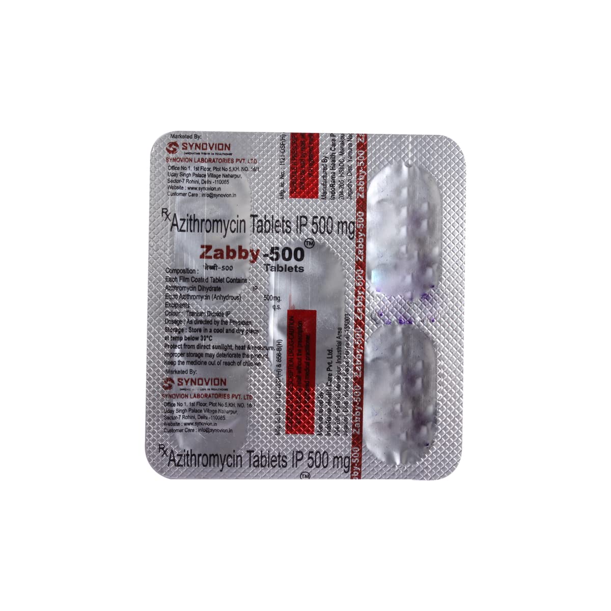 Zabby - 500 - Strip of 5 Tablets : Amazon.in: Health & Personal Care