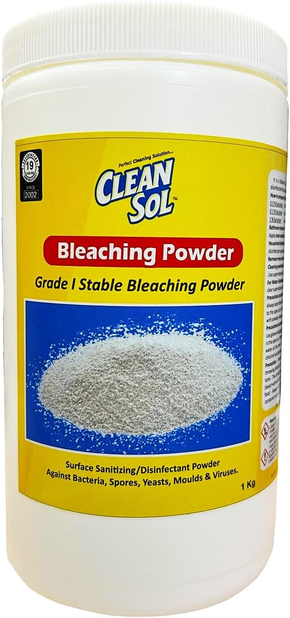 SLCHEM® Stable Bleaching Powder Pure 1kg : Amazon.in: Beauty