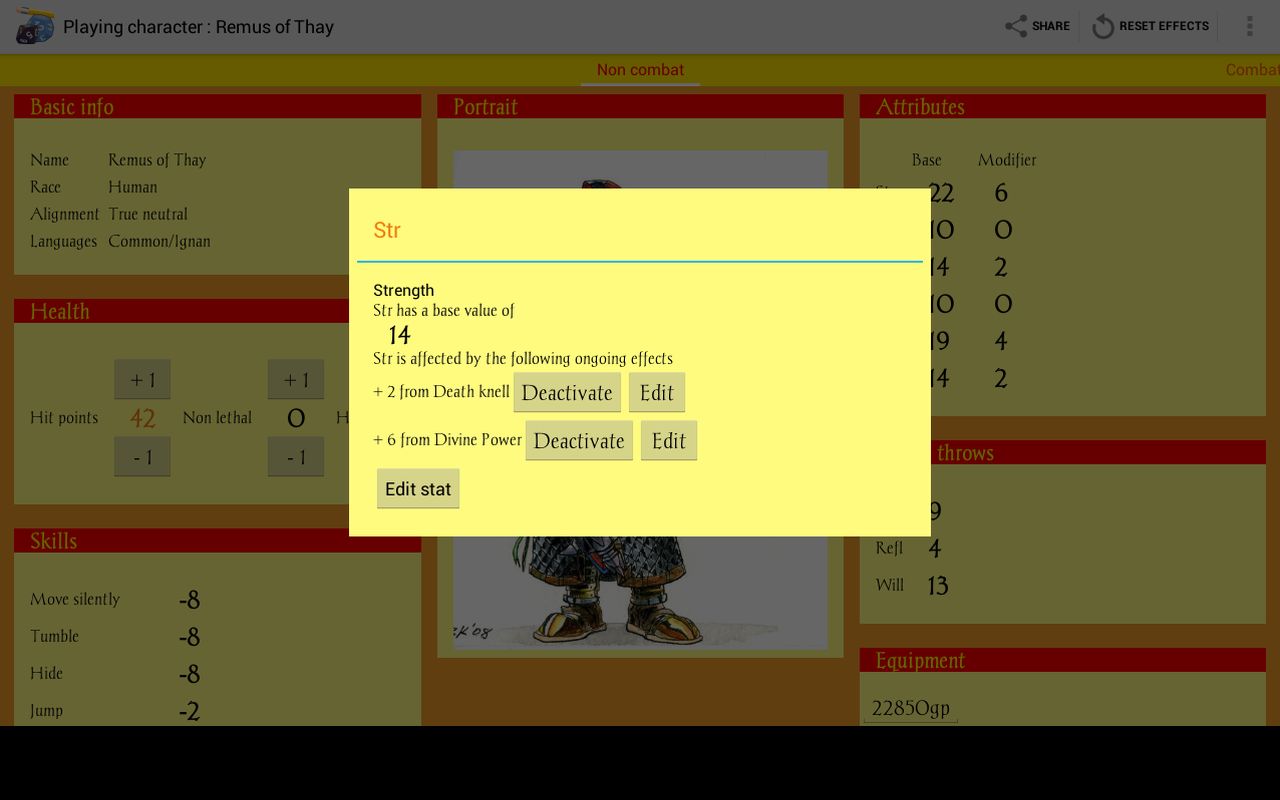 RPGenius: Character Sheets - App on Amazon Appstore