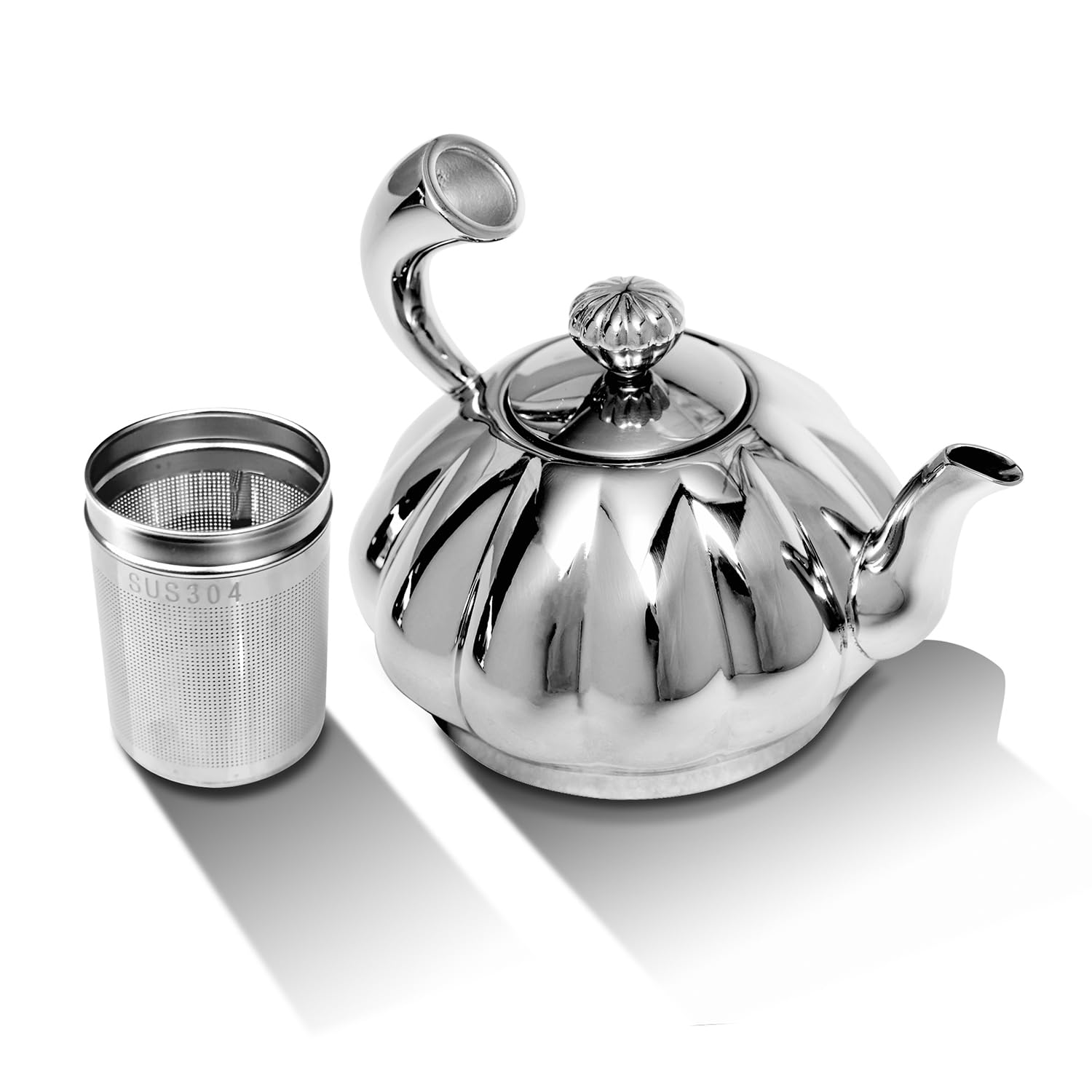 Amazon.com: Pumkin Food Grade 18/8 Stainless Steel Tea Kettle - Small ...