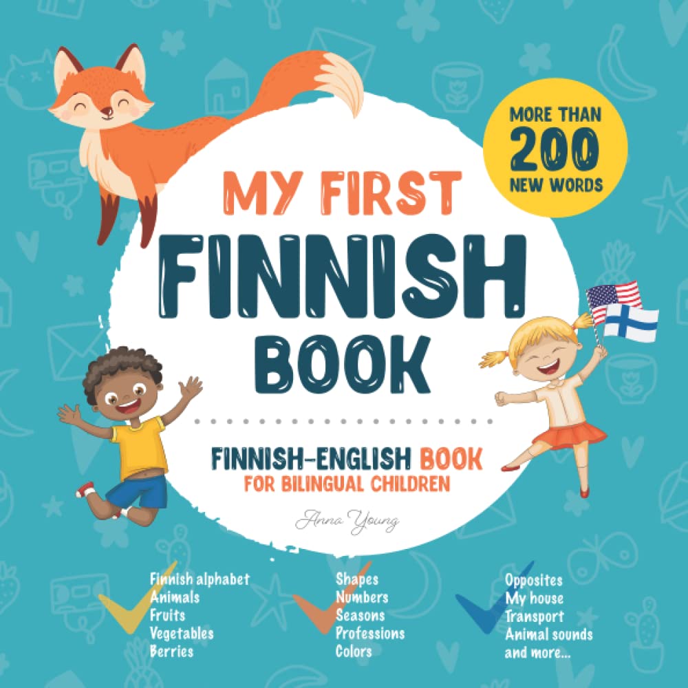 My First Finnish Book. Finnish-English Book for Bilingual Children ...
