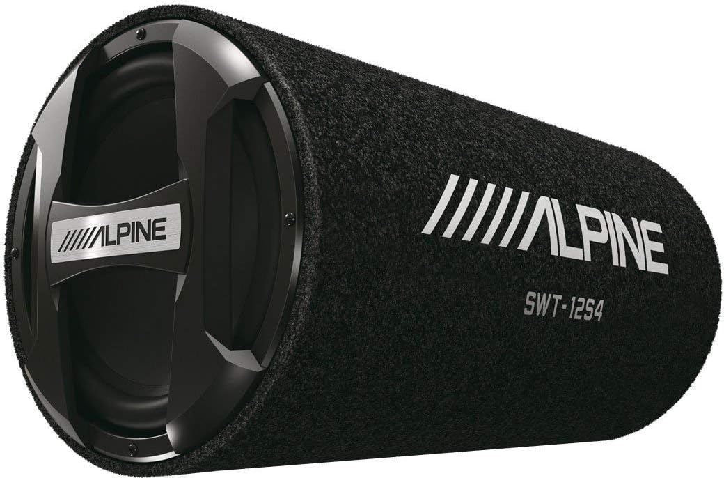 Amazon.com: Alpine SWT-12S4 1000w 12" Subwoofer in Bass Tube 4-Ohm Sub ...
