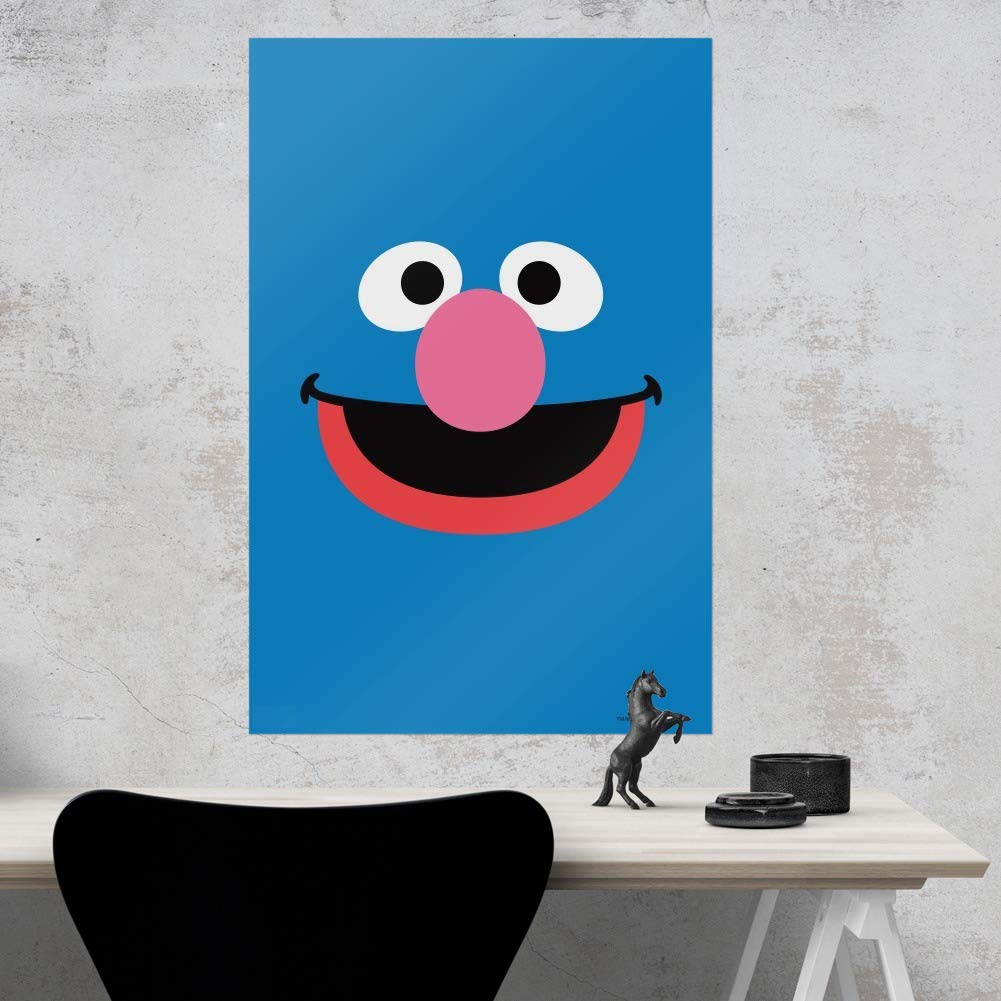 Grover Sesame Street Face