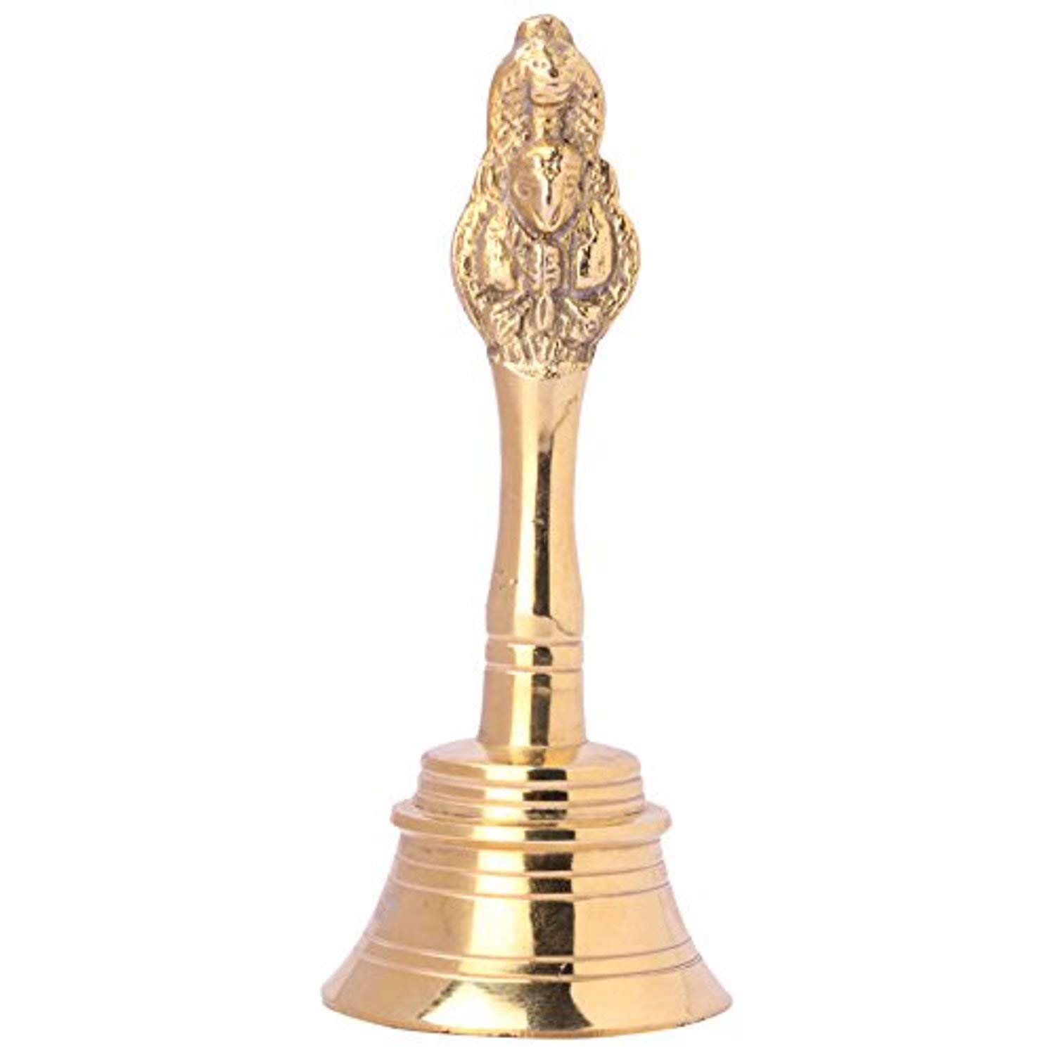 Shri Shyama® Pooja Prayer Bell Pooja Ghanti Brass Puja Bell Brass Garud ...