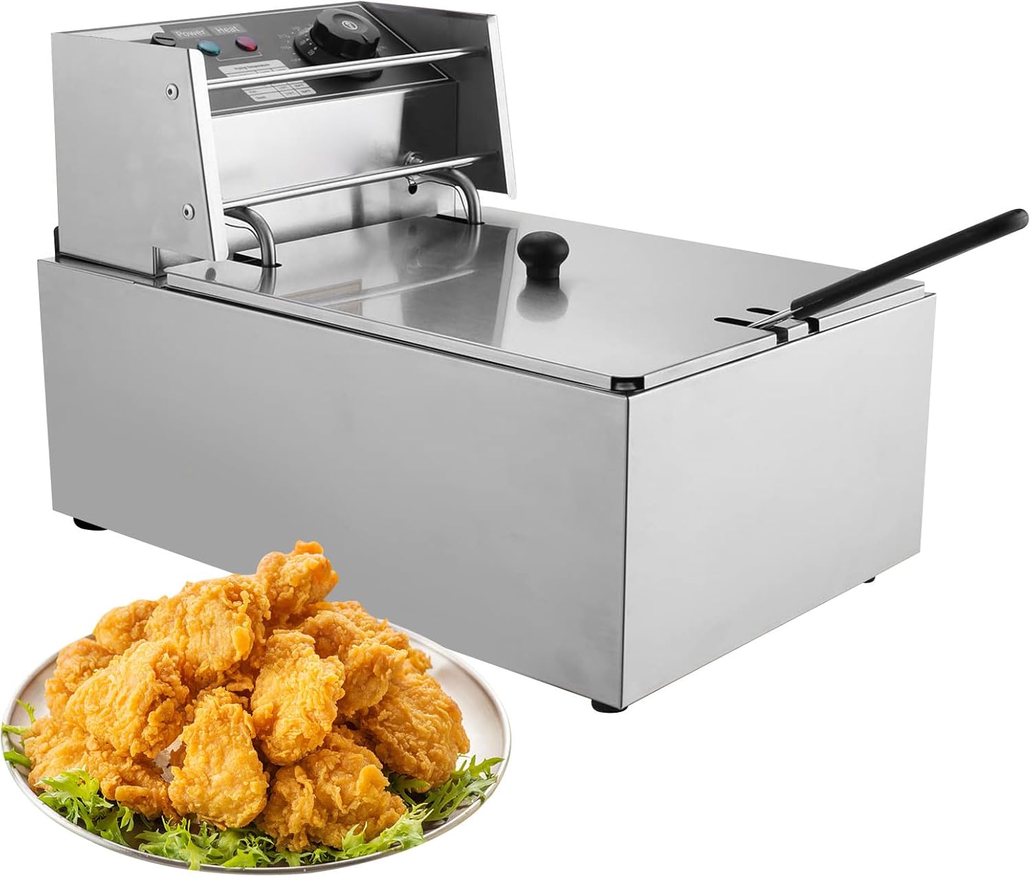 Amazon.com: Electric Deep Fryer, Commercial Deep Fryer with Baskets and ...