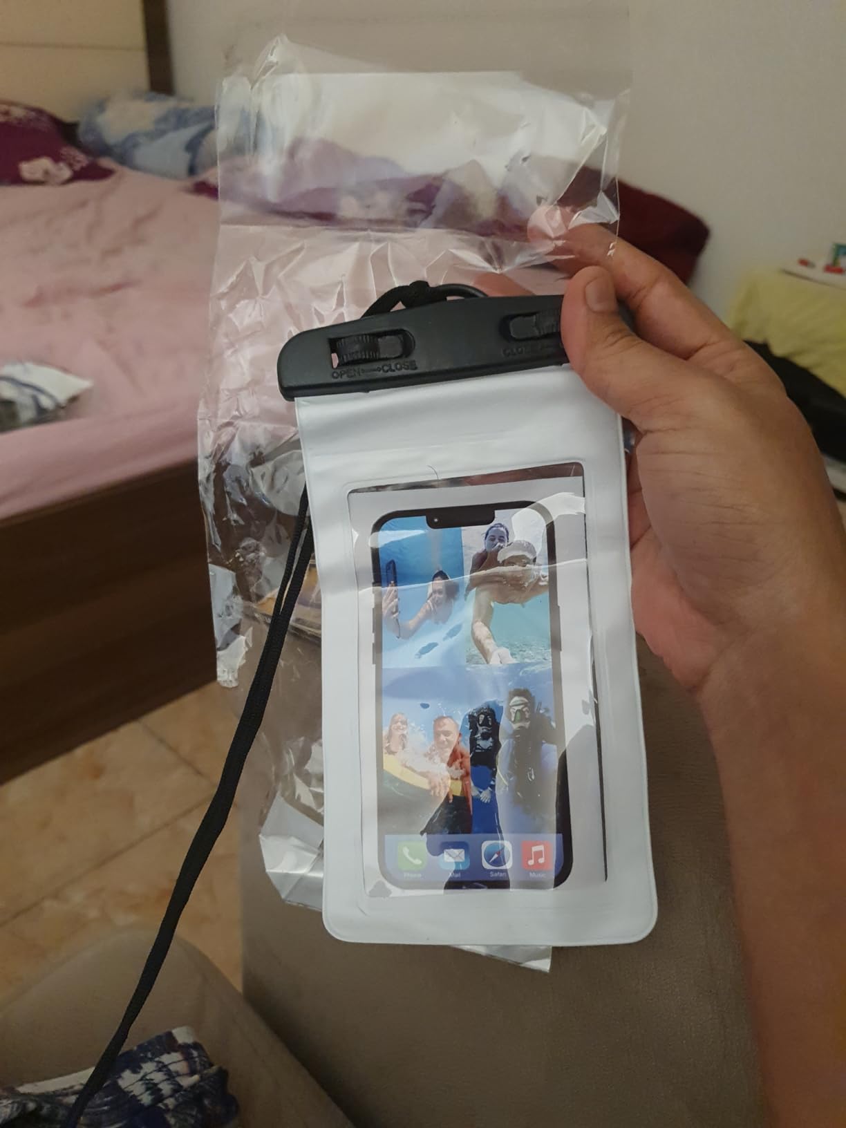 MOBDESK Plastic|Mobile Waterproof Case Phone Waterproof Cover Rain ...