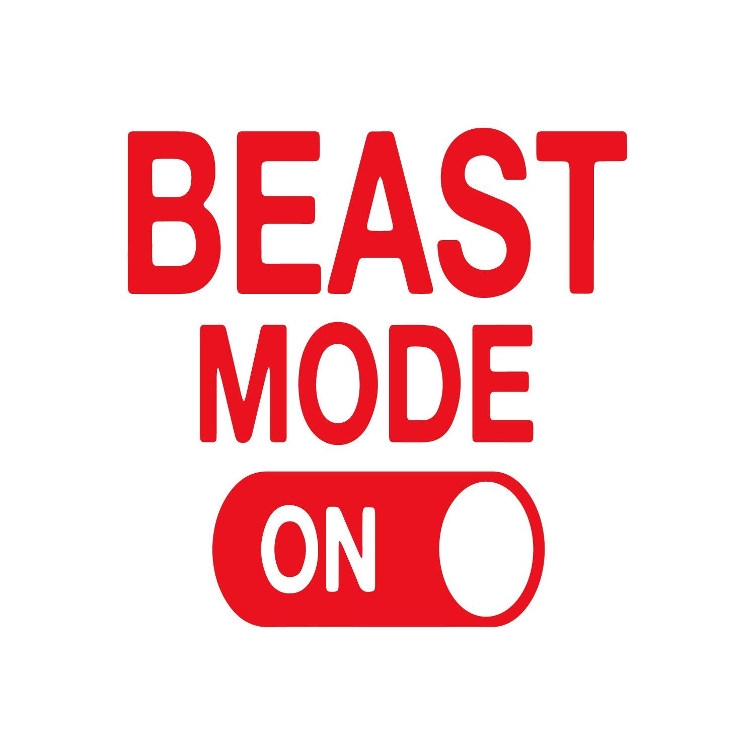 Beast Mode Quote Quotes & Motivation Poster 'Beast Mode : On' Paper