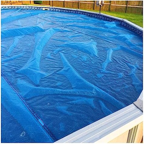Blue Round Solar Cover - 14 15 16 18 20 22 24 25 27 ft, in/Above-Ground ...