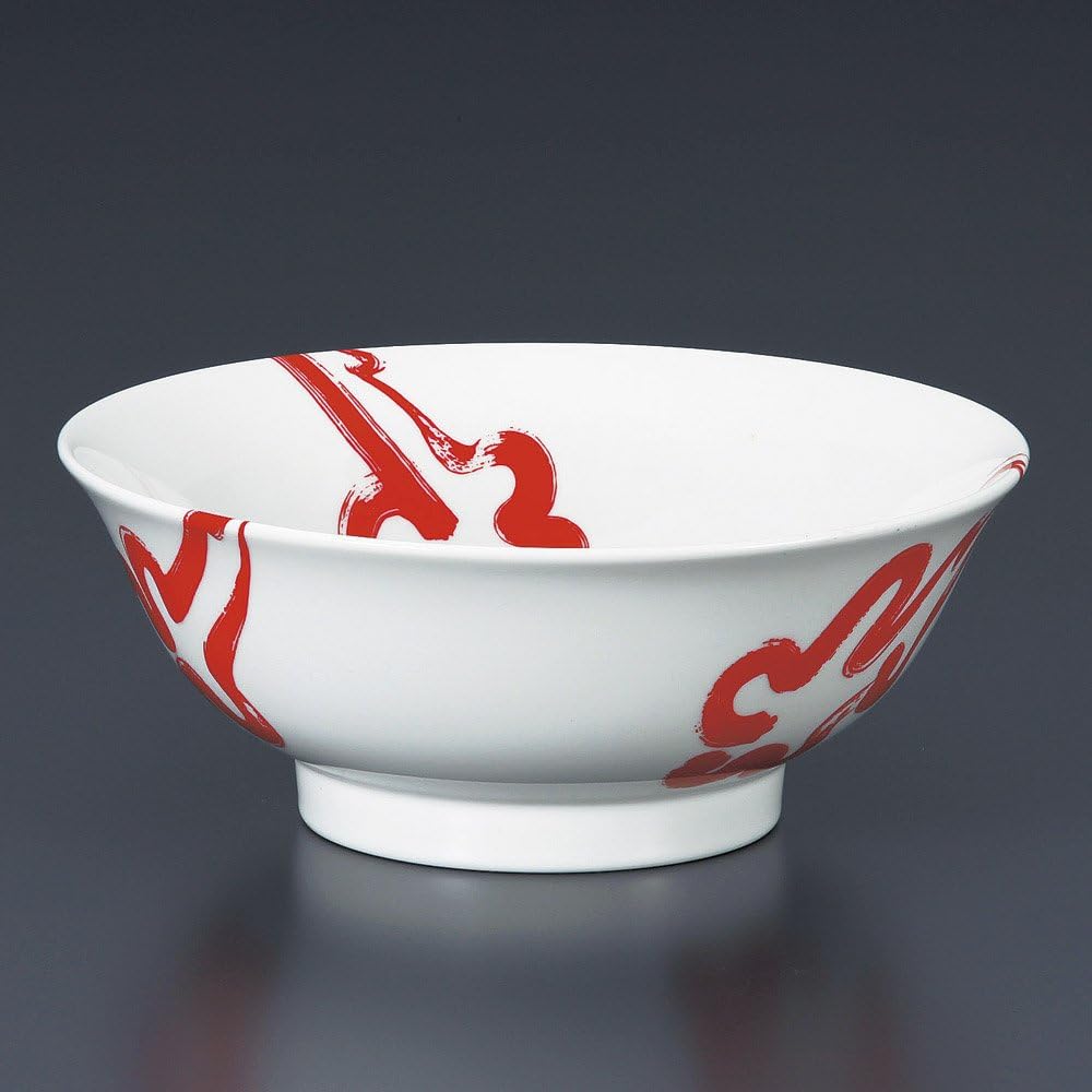 Amazon.com: せともの本舗 White Porcelain, Akaun 7.0 Takadai Bowl, 8.3 x 3.4 ...