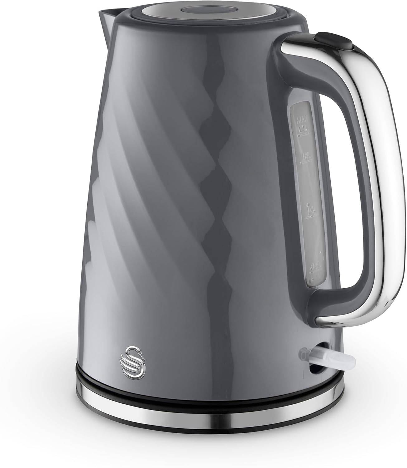 Swan SK14611GRY Windsor Rapid Boil Kettle with Removable Limescale ...