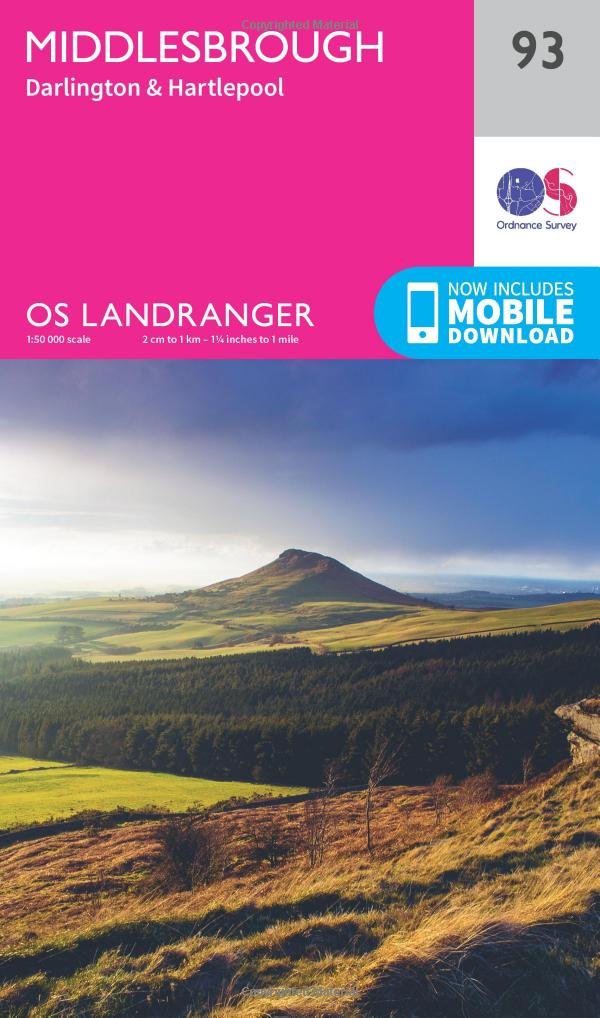 Middlesbrough Map | Darlington & Hartlepool | Ordnance Survey | OS ...
