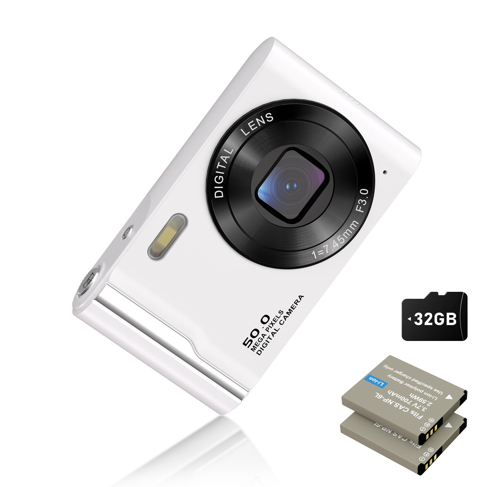 4K Digital Camera, Autofocus Vlogging Camera for Photography with 16X ...