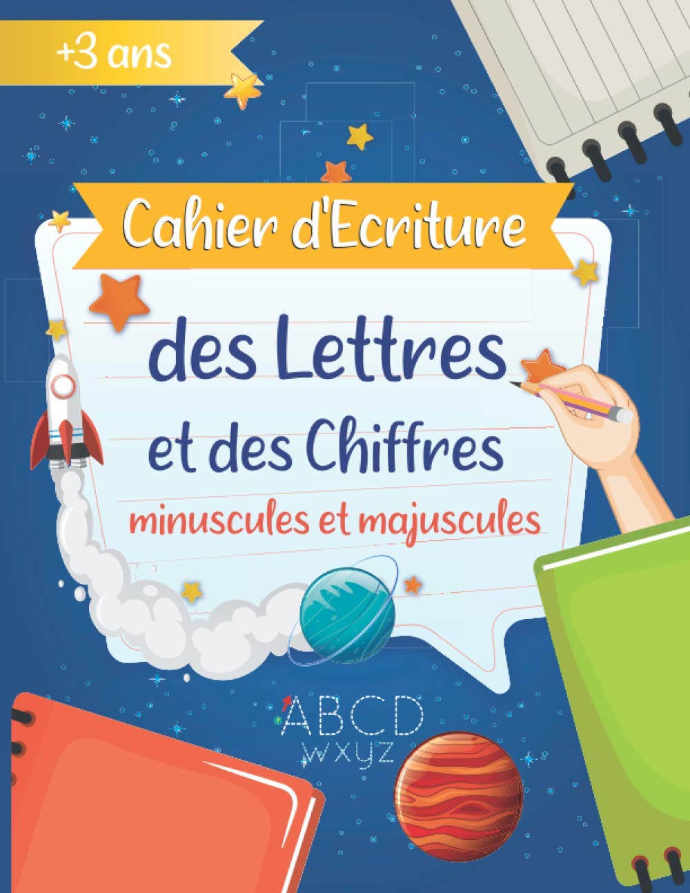 Cahier Decriture Des Lettres Et Des Chiffres Majuscule Et Minuscule ...