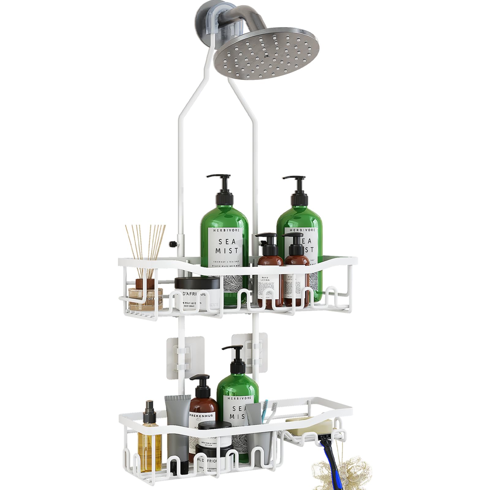 Amazon.com: Joqixon Shower Caddy, Upgraded Extended Length Shower Caddy ...