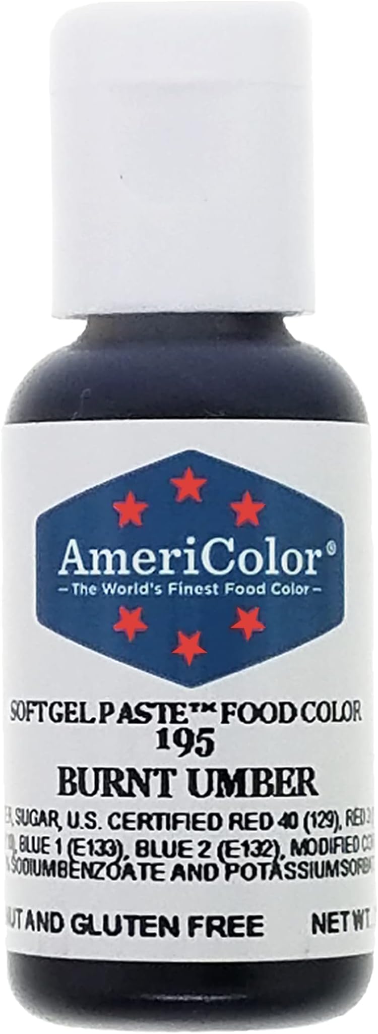Amazon.com : AmeriColor Food Coloring, Maroon Soft Gel Paste, 4.5 Ounce ...