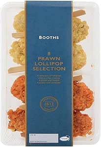Booths 8 Prawn Lollipop Selection, 136g : Amazon.co.uk: Grocery