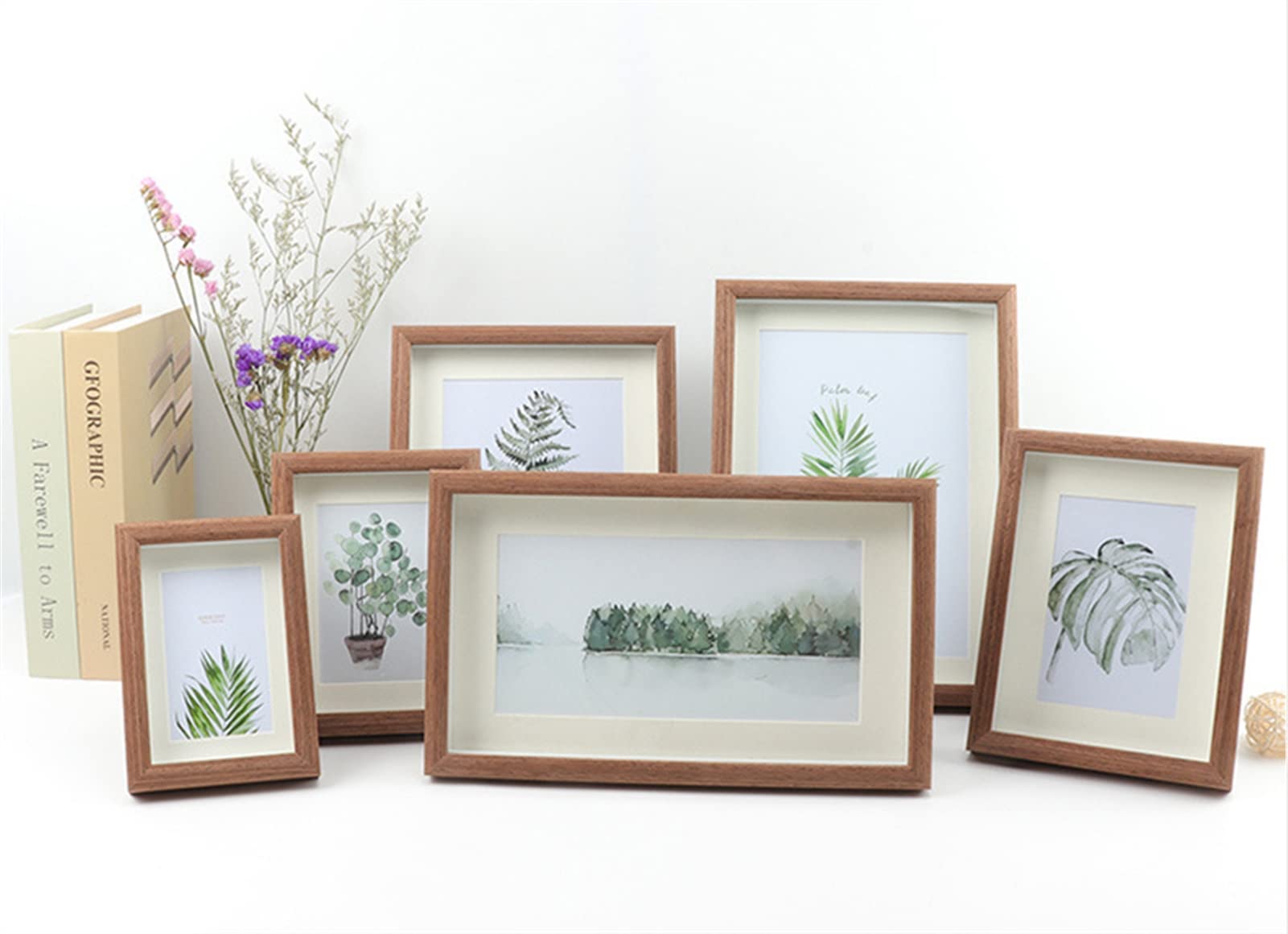 Amazon.com - Momooda MDF Wooden Plexiglass Glass Photo Frame ...