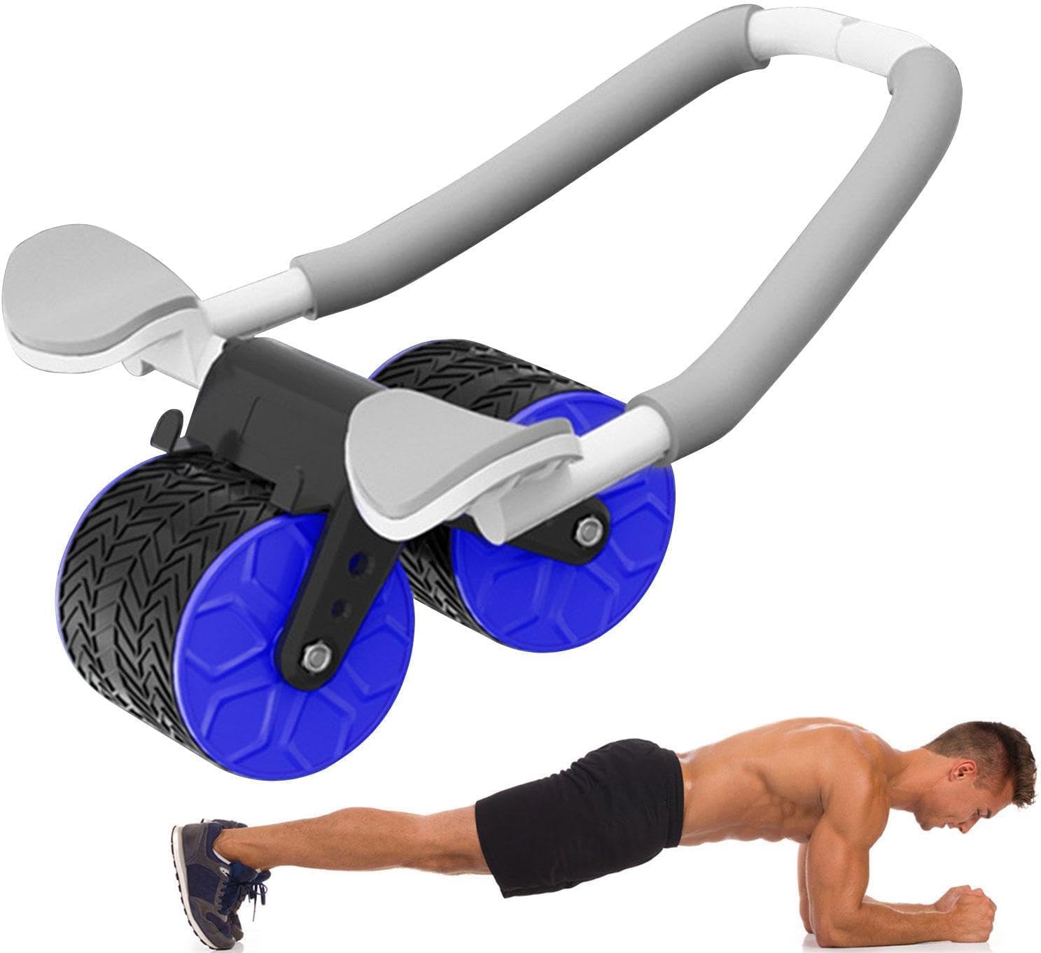 AB Roller Abdominal Trainer,Automatic Rebound Abdominal Wheel With ...