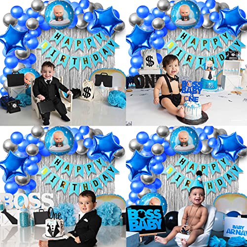 Party Propz Boss Baby Theme Decorations Combo Set - 38Pcs Kit with ...