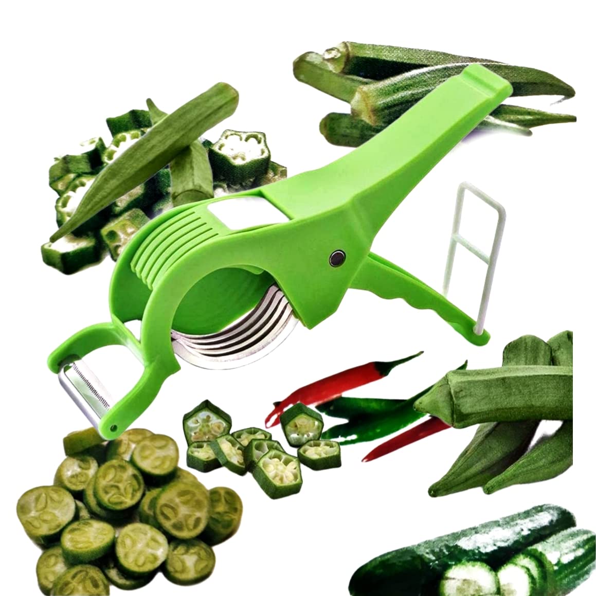 Buy TANMAY BANERJEE 2 in 1 Vegetable & Fruit Multi Cutter & Peeler,Veg ...