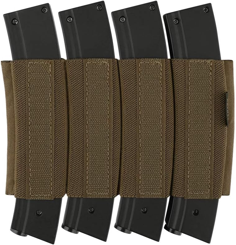 KRYDEX Quad MP5 Magazine Holder with Hook Fasteners for MK3 and MK4 ...