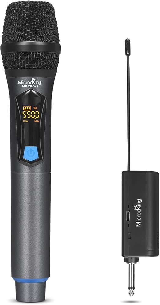 MicrocKing Wireless Microphone Wireless Microphone System Dynamic ...