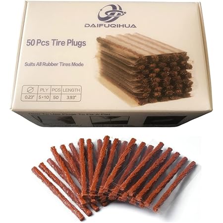 Amazon.com: CIADIC Tire Repair Plugs 100pcs,Rubber Tire Repair Strings ...