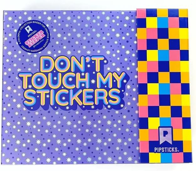 Amazon.com: Don't Touch My Stickers Sticker Keeper by Pipsticks ...