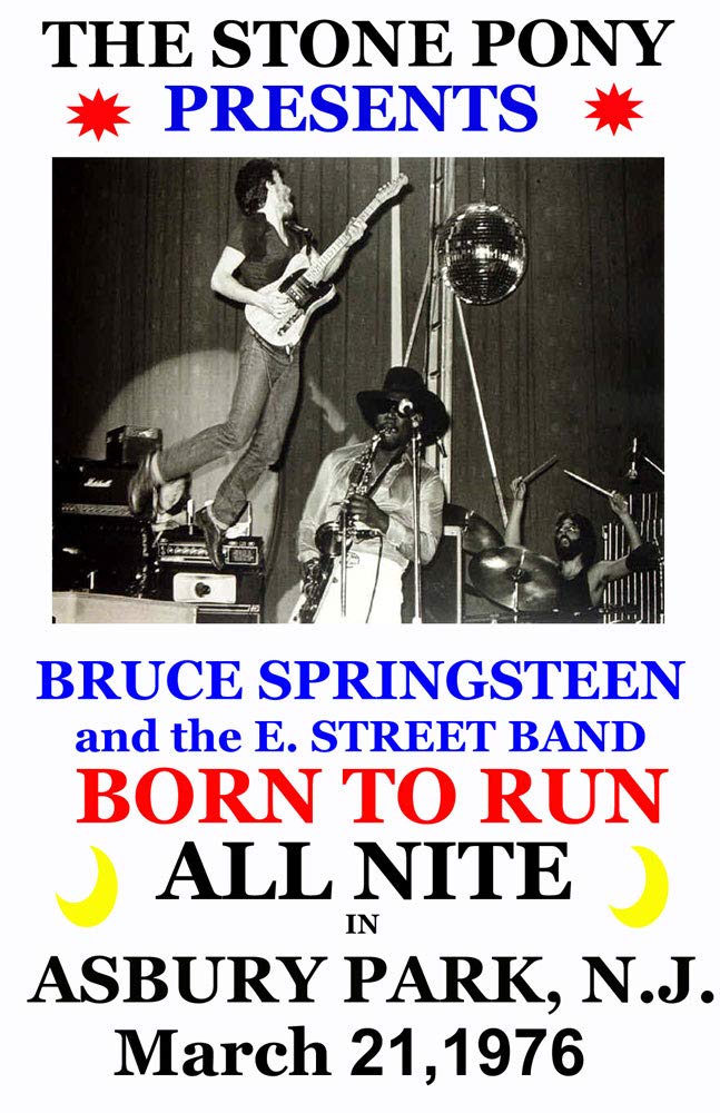 Amazon.com: BRUCE SPRINGSTEEN REPLICA 1976 CONCERT POSTER: Posters & Prints