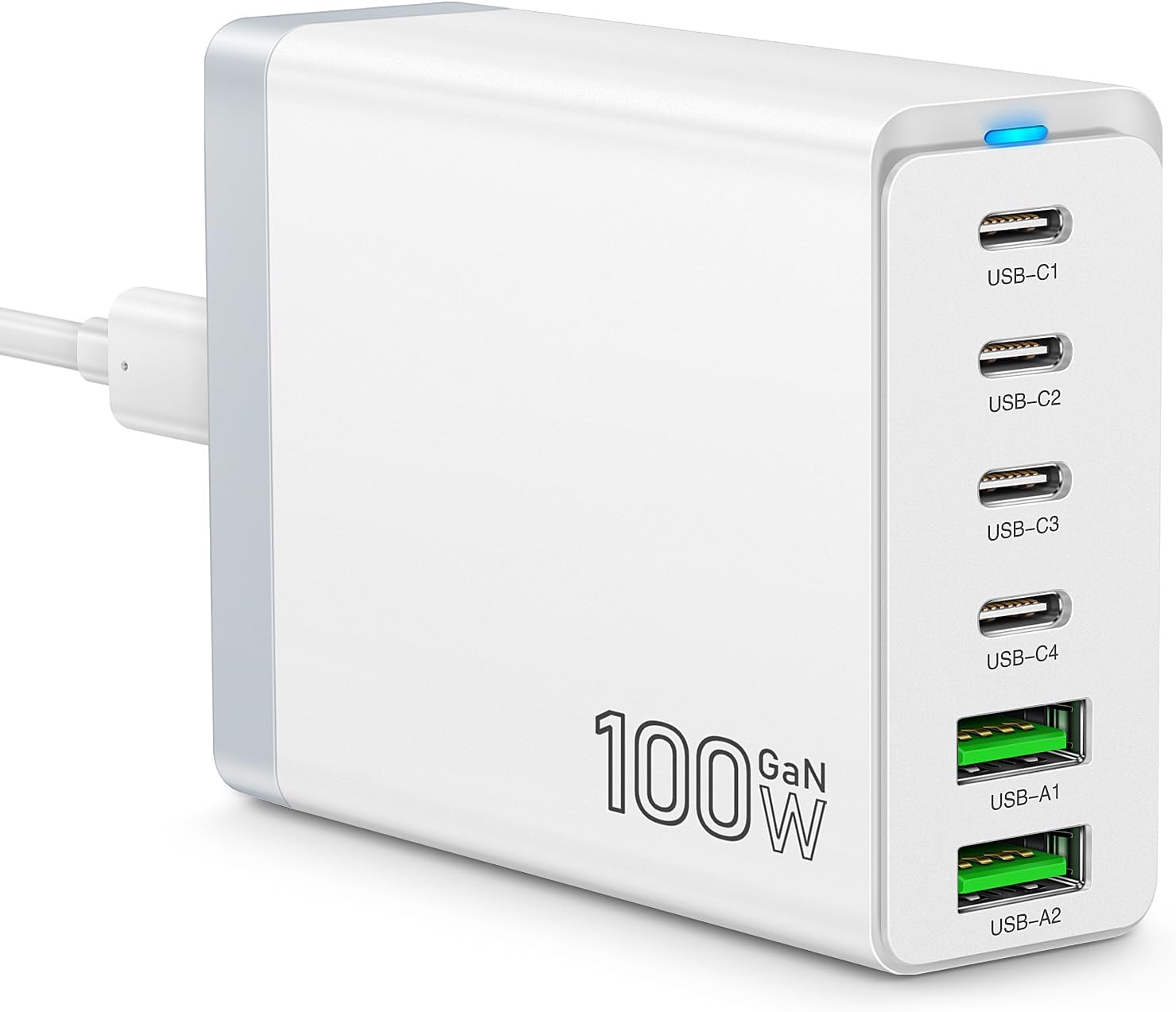 Amazon.com: USB C Charger Station Fast Charging Block Total 100W (PD+QC ...