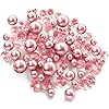 Amazon.com: 200 Floating Light Pink Pearls with Matching Gems - Fills 4 ...