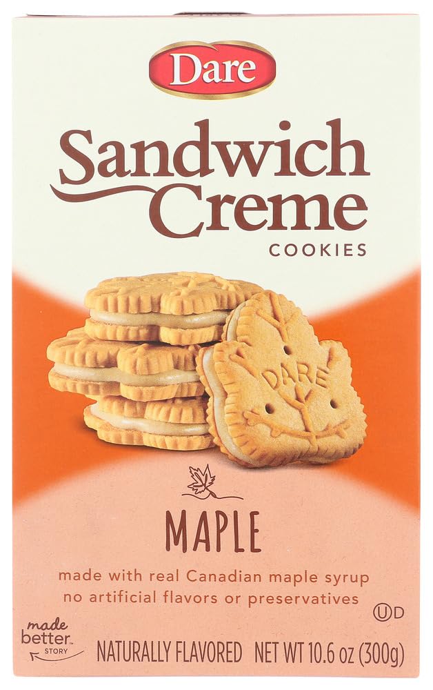 Amazon.com : Dare Maple Leaf Creme Cookies 10.6 (pack of 4) : Grocery ...