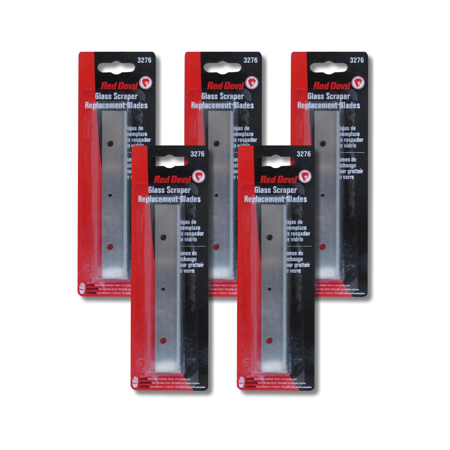 Snapklik.com : Red Devil 3276 4" Glass Scraper Replacement Blades