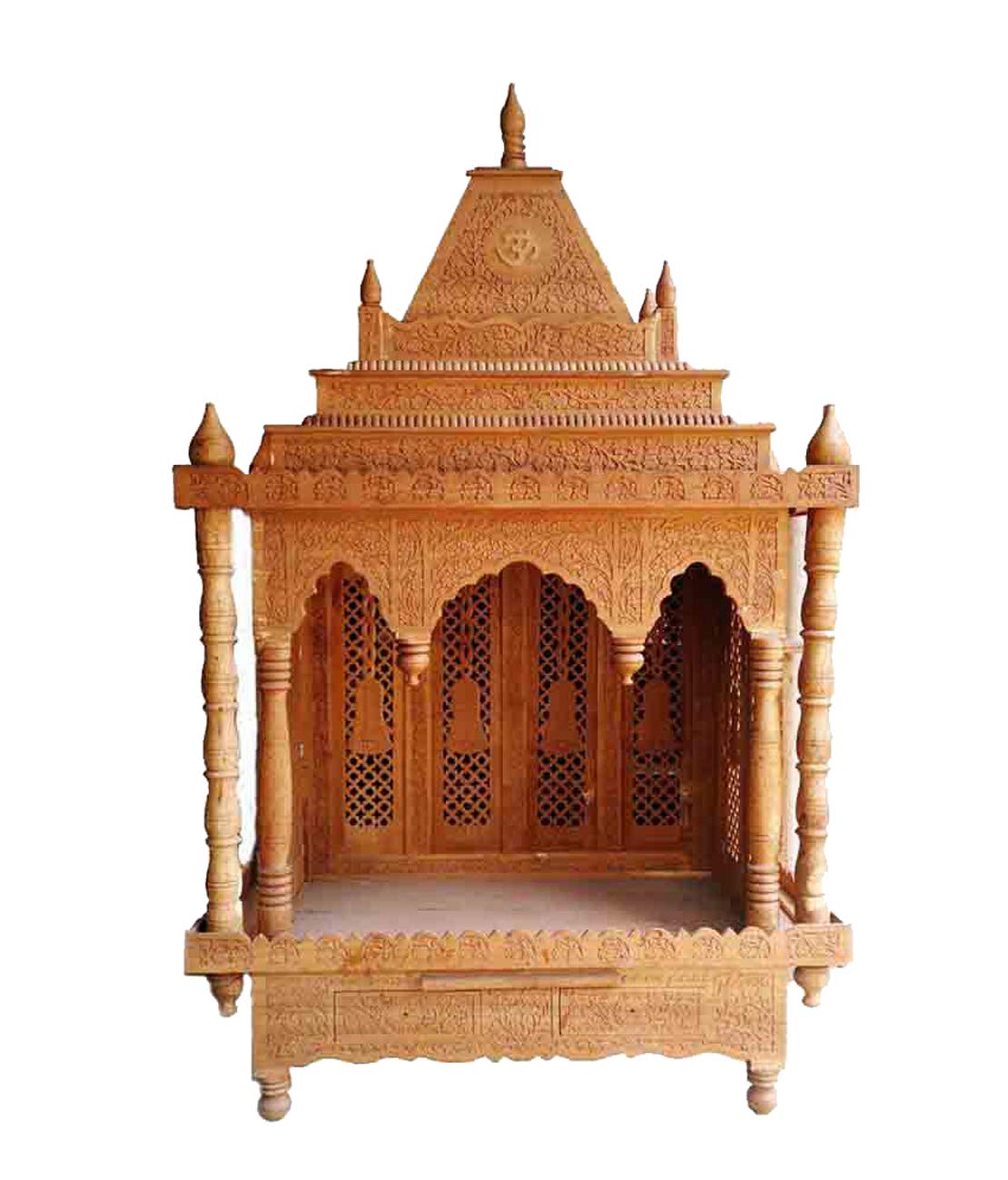 Buy Makan Wooden Temple/Home Temple/puja mandir/Wooden Temple/Temple ...